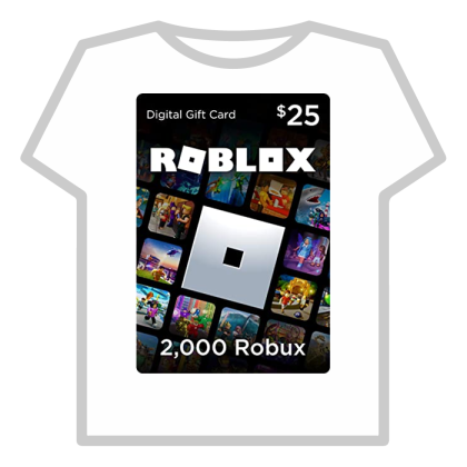25 dollar Roblox gift card. - Roblox